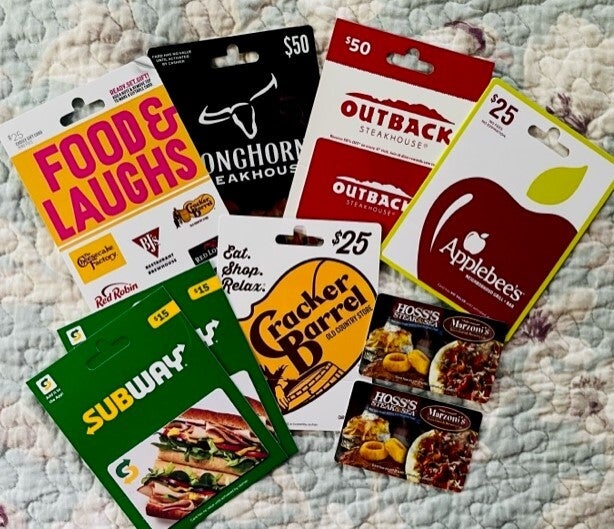 EAT OUT GIFT CARD BUNDLE | Breezewood Fire Company