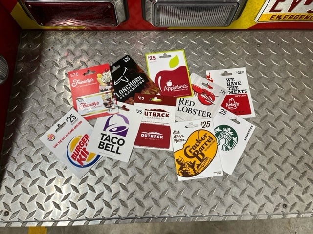 $250 EAT OUT GIFT CARD BUNDLE | Breezewood Fire Company