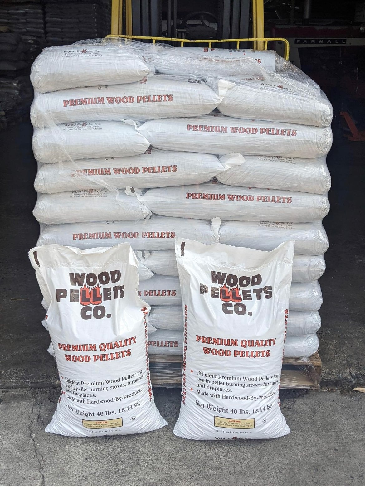 1 TON HARDWOOD PELLETS | Breezewood Fire Company